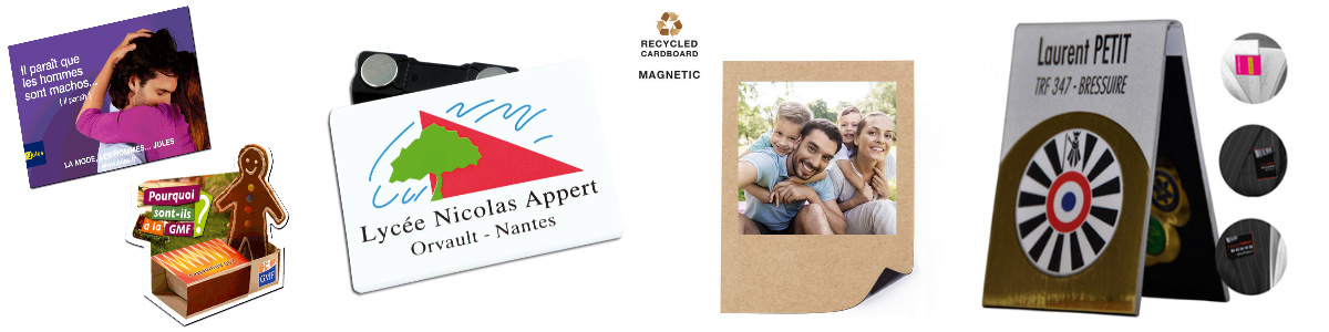 Magnet publicitaire - Magnets personnalisés - Goodies en ligne