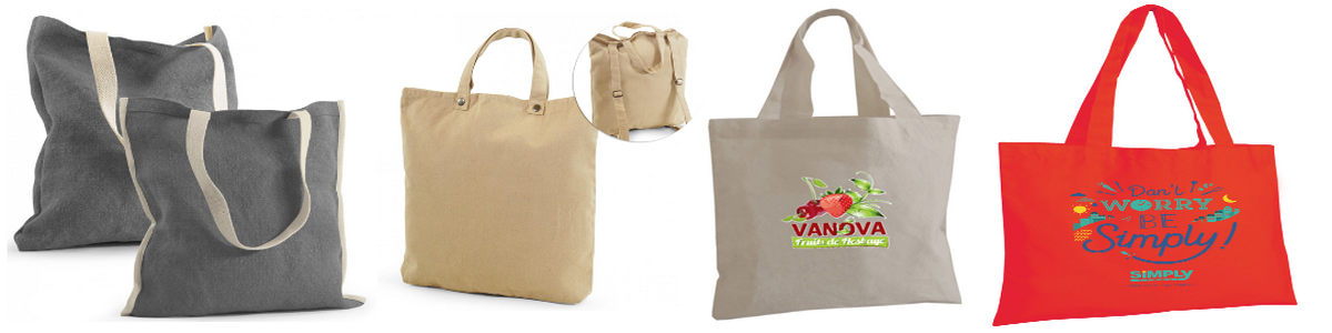 Tote bag publicitaire - Tote bags à personnaliser à partir de 0,60