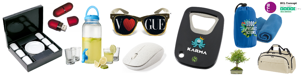 Objets publicitaires personnalisés - Goodies à petit prix